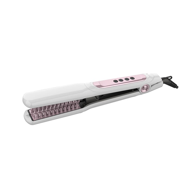 Hair Straightener company LED Digital Steam Hair Straightener With Brush