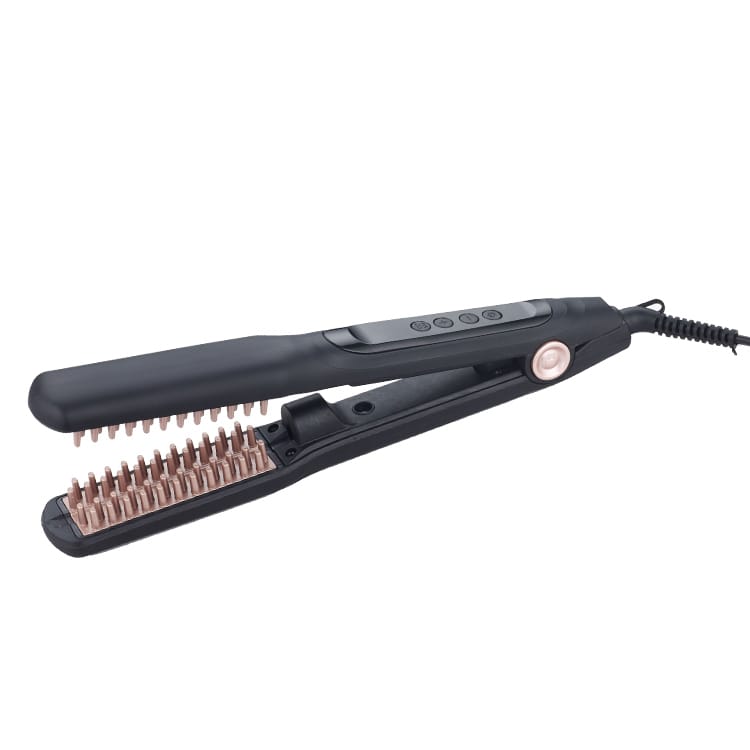 Hair Straightener company LED Digital Steam Hair Straightener With Brush